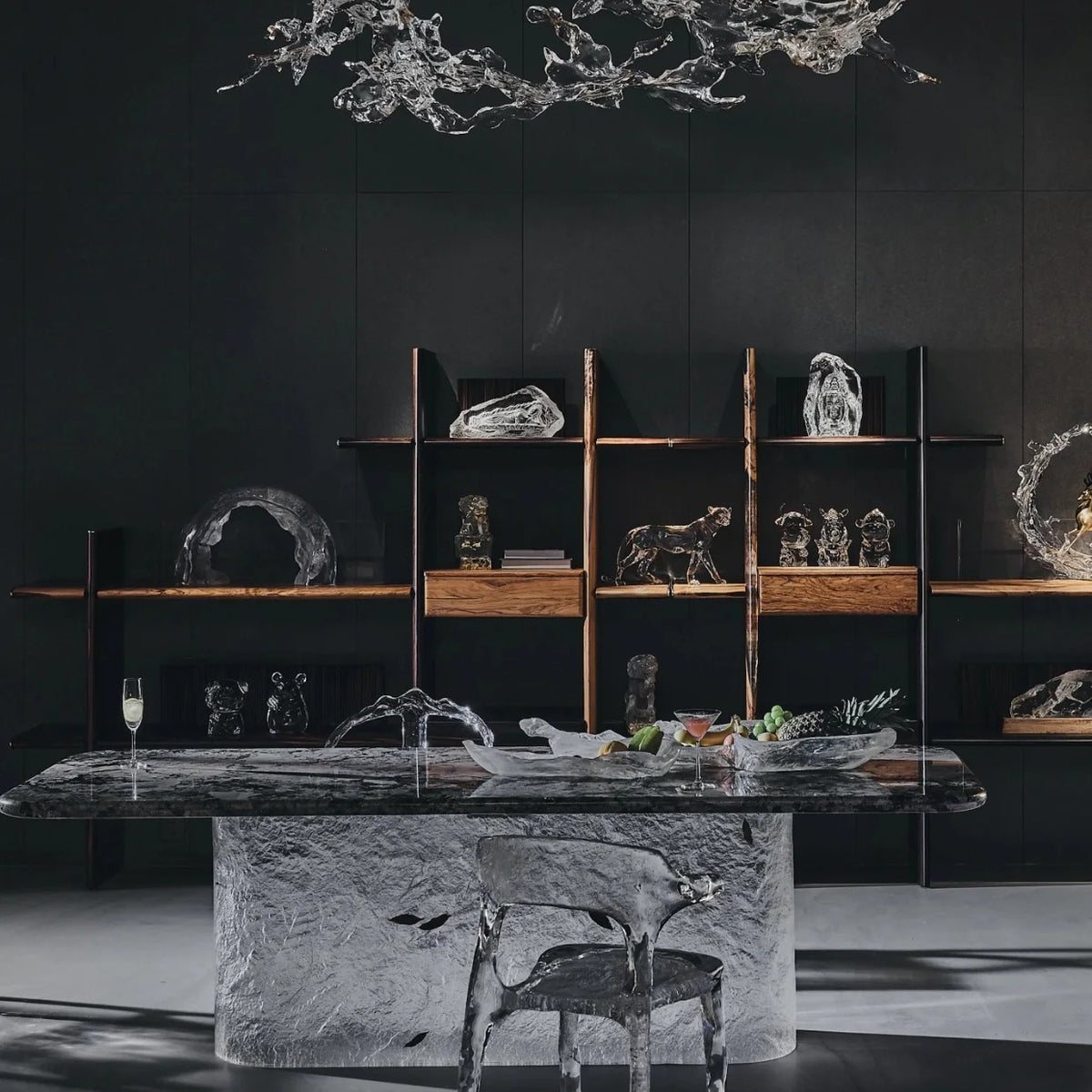 Mable & Glacier Crystal Dining Table – Cocolea