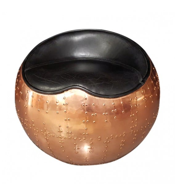 Belle X-1 Copper Aviator Spitfire Cocoon Stool – Cocolea