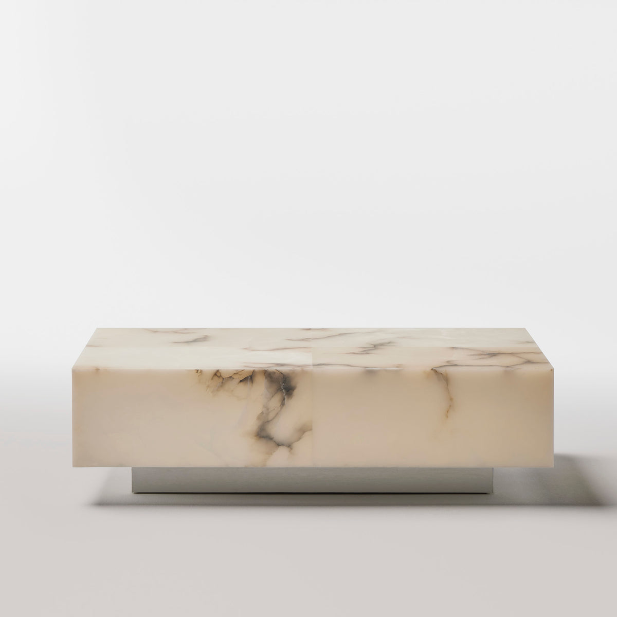 Yaiza Sculptural Natural Alabaster Coffee Table – Cocolea